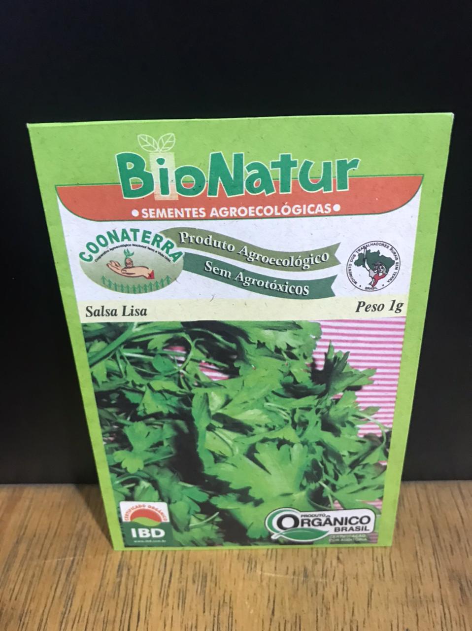 Semente de Salsa Lisa Comum Agroecológica 1g - Armazém do Campo - Rio ...